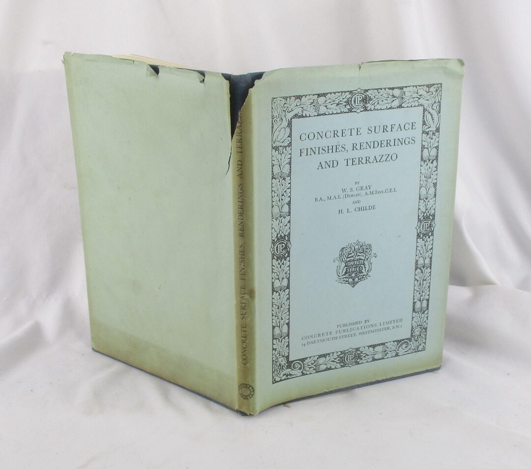 1948 Concrete Surface Finishes, Renderings, and Terrazzo: English ...