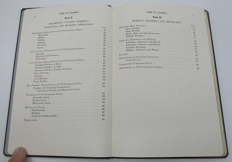 1939 US Steel Company Fabrication of U.S.S. Stainless Steel Handbook ...