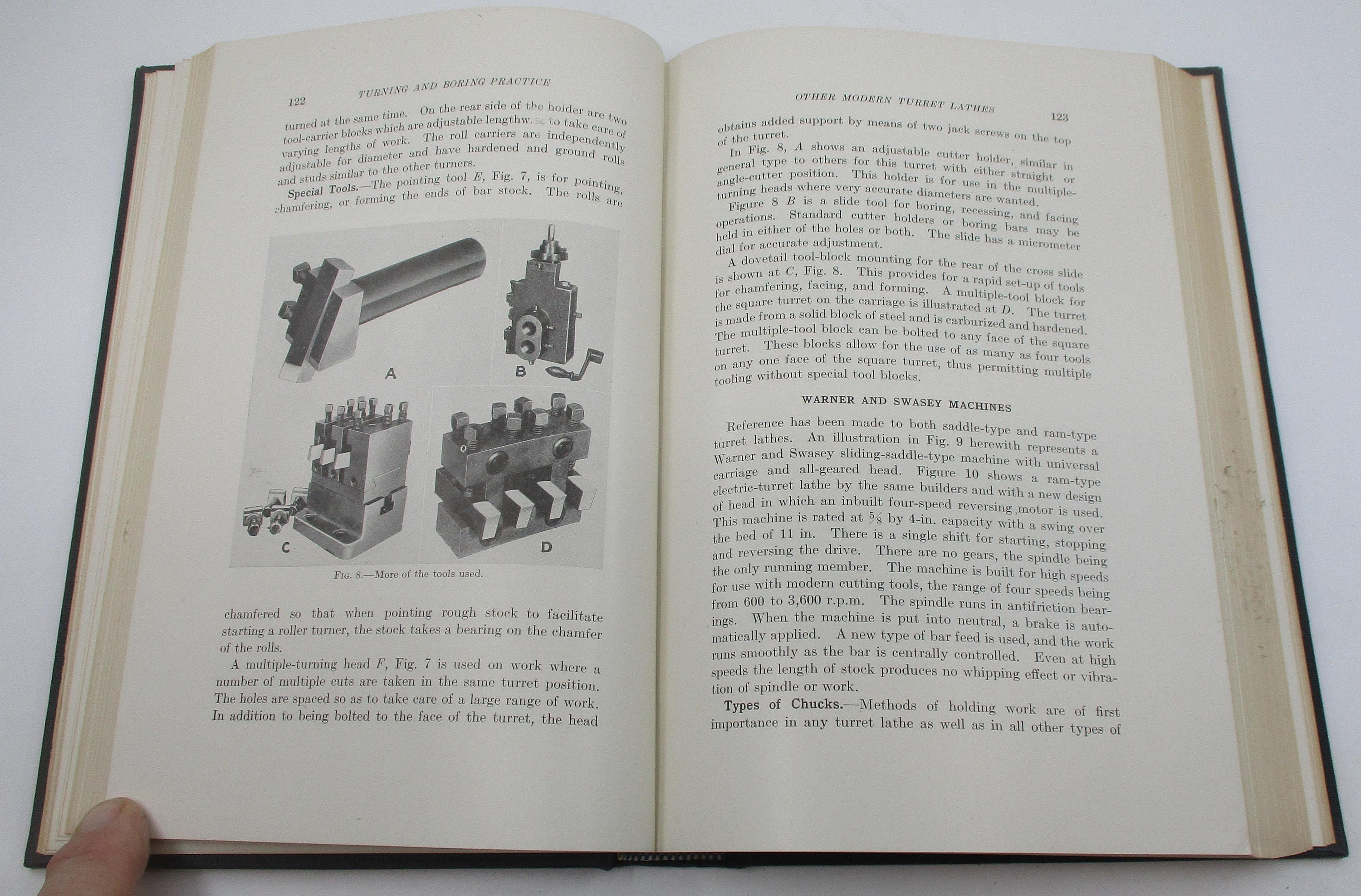 1936 Turning and Boring Practice, Industrial Factory Machinists ...