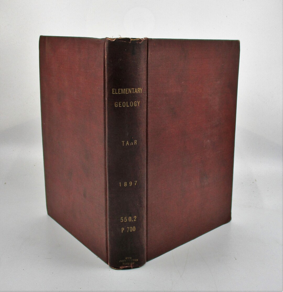 1897 Elementary Geology, Physical Geology, Fossils, 19th Century ...