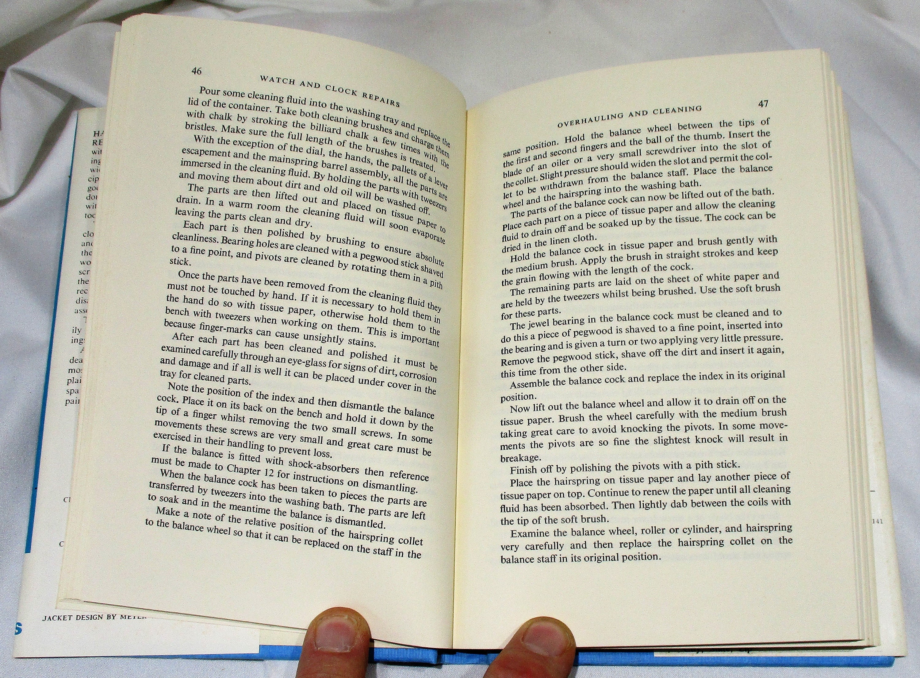 1974 Handbook of Watch and Clock Repair Book Old Reference - Etsy