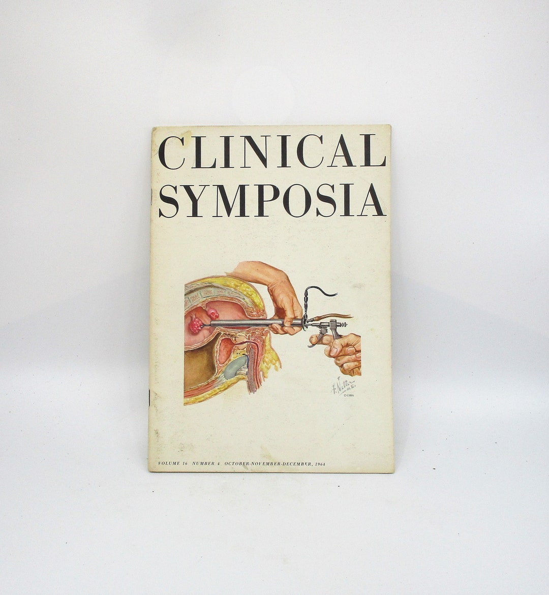 1964 Clinical Symposia Booklet, Ciba Pharmaceuticals Medical Publication, Anatomy, Surgery, and ...