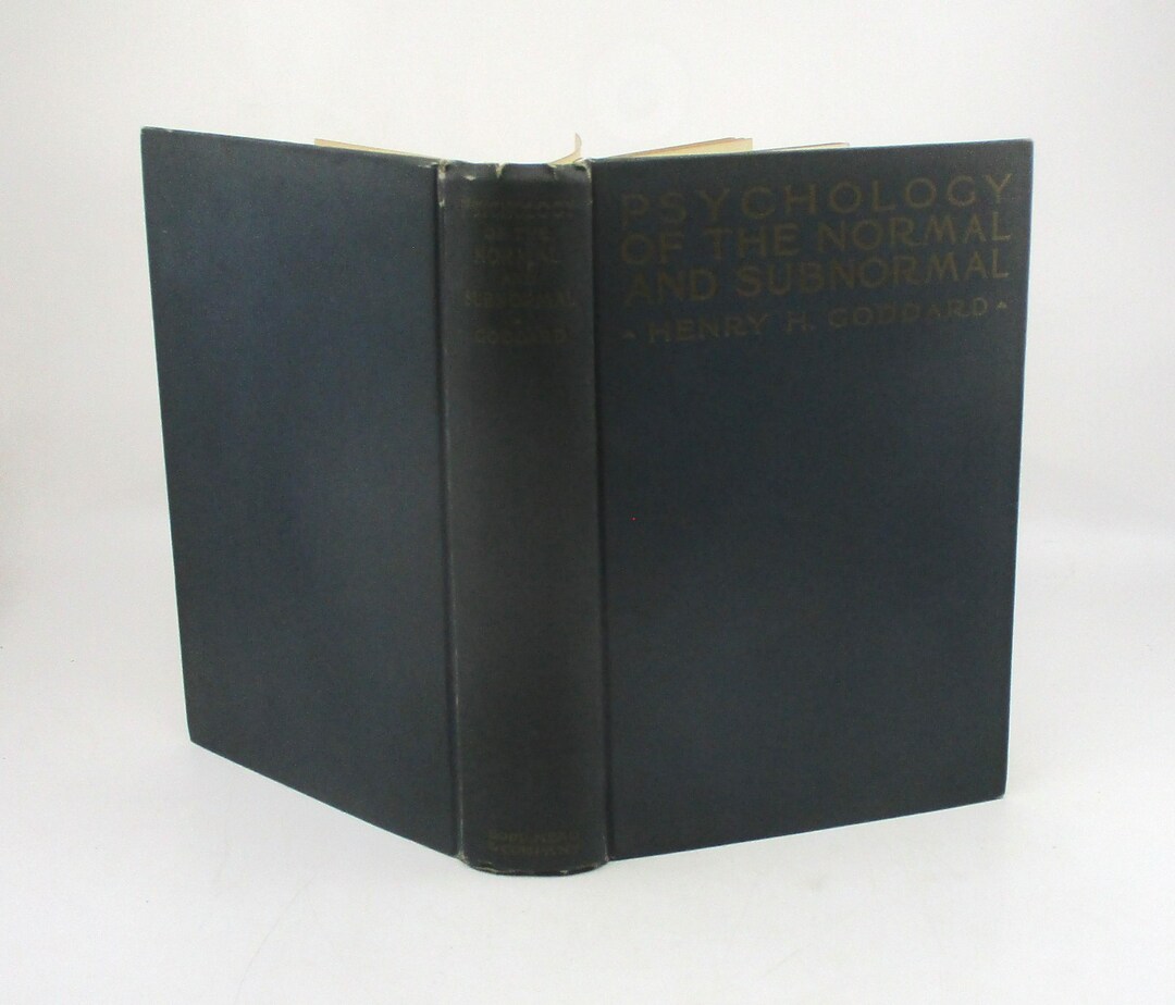 1919 Psychology of the Normal and Subnormal, General Psychology ...