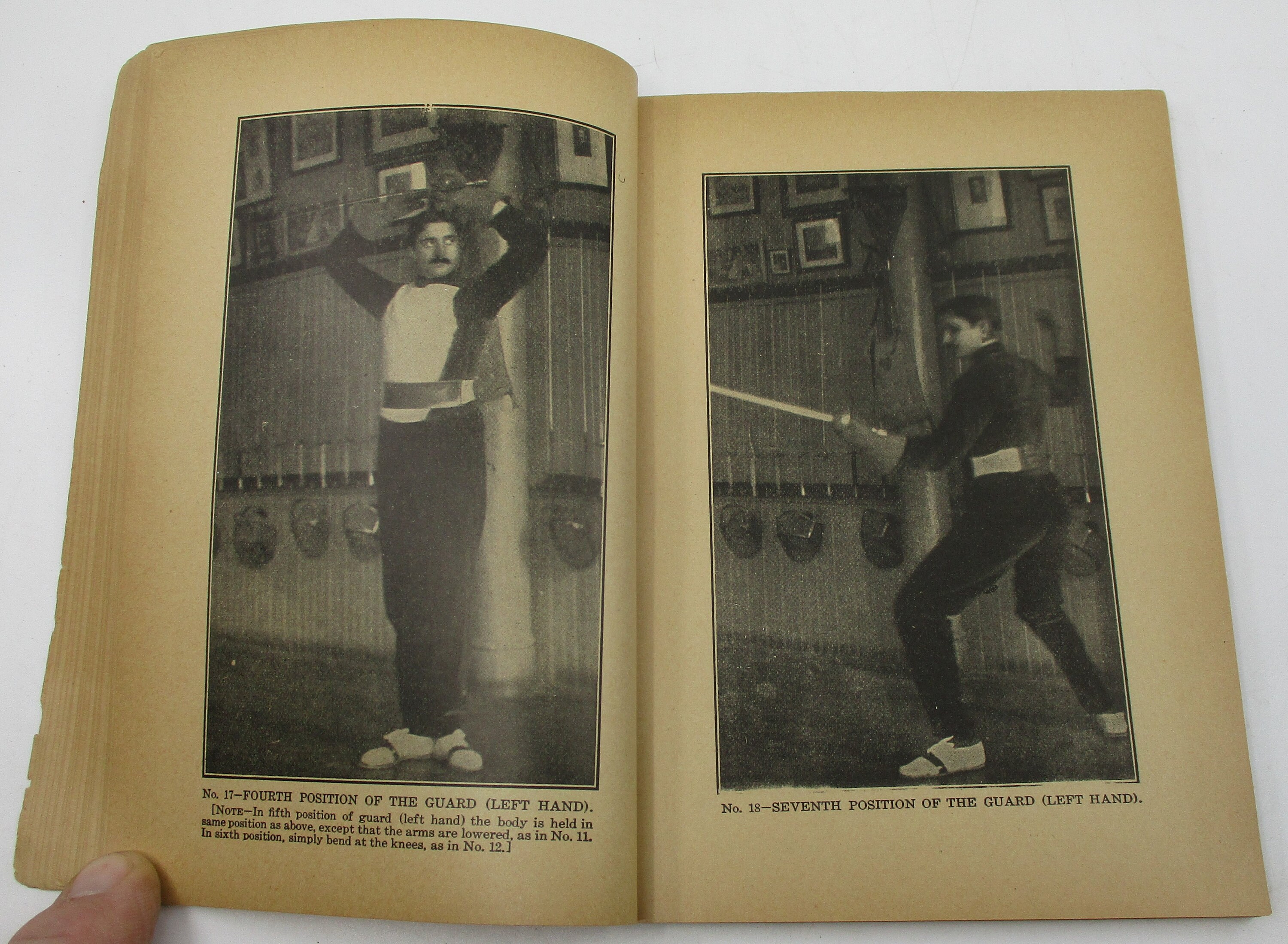1925 the Art of Fencing, Spalding Red Cover Athletic Handbook Series ...