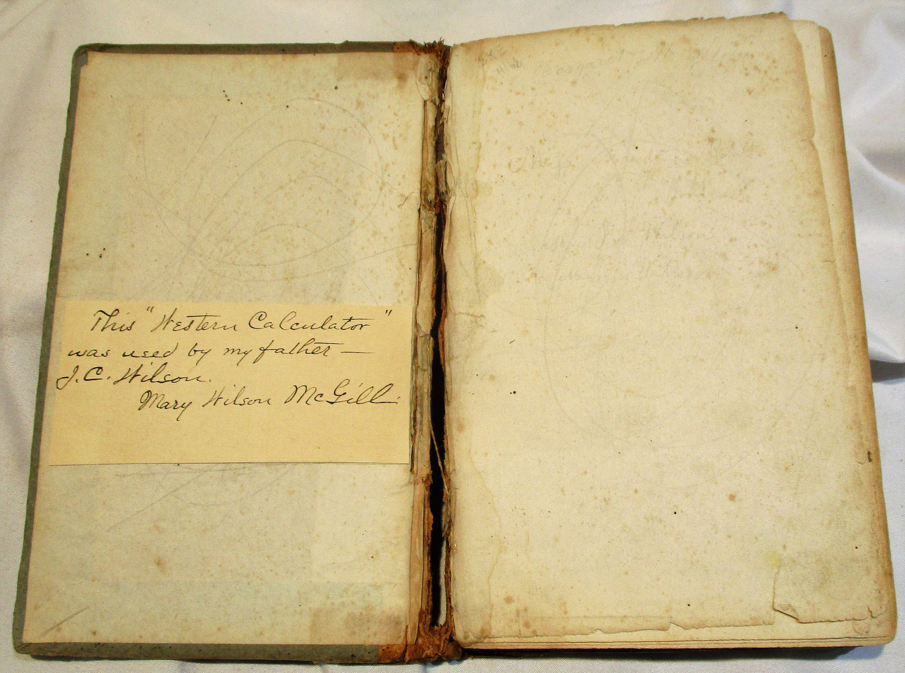 1839 Math Textbook the Western Calculator Old Antiquarian - Etsy