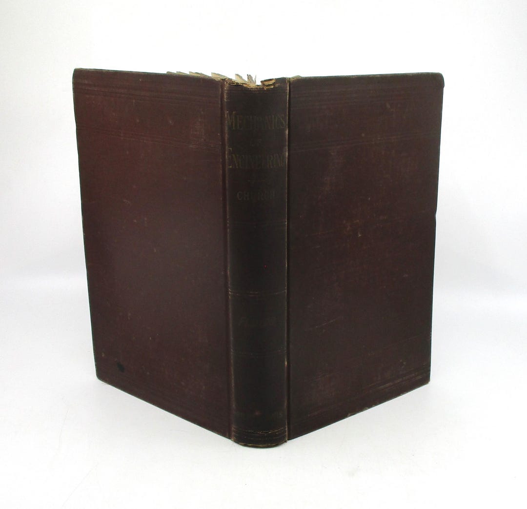 1889 Treatise on Hydraulics and Pneumatics, Fluid Dynamics, 19th ...