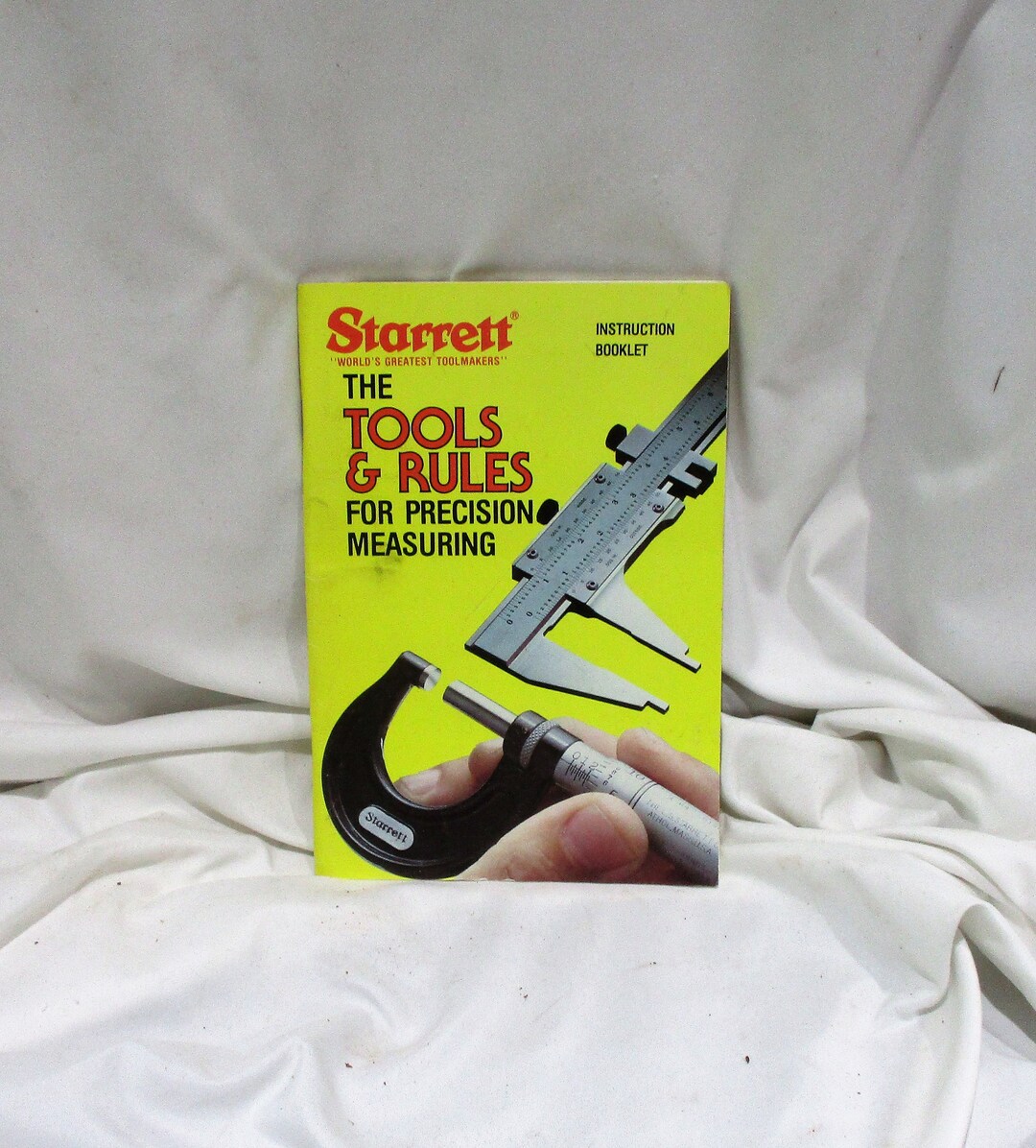 1983 Starrett Precision Tools Instruction Booklet: Vintage Measuring ...
