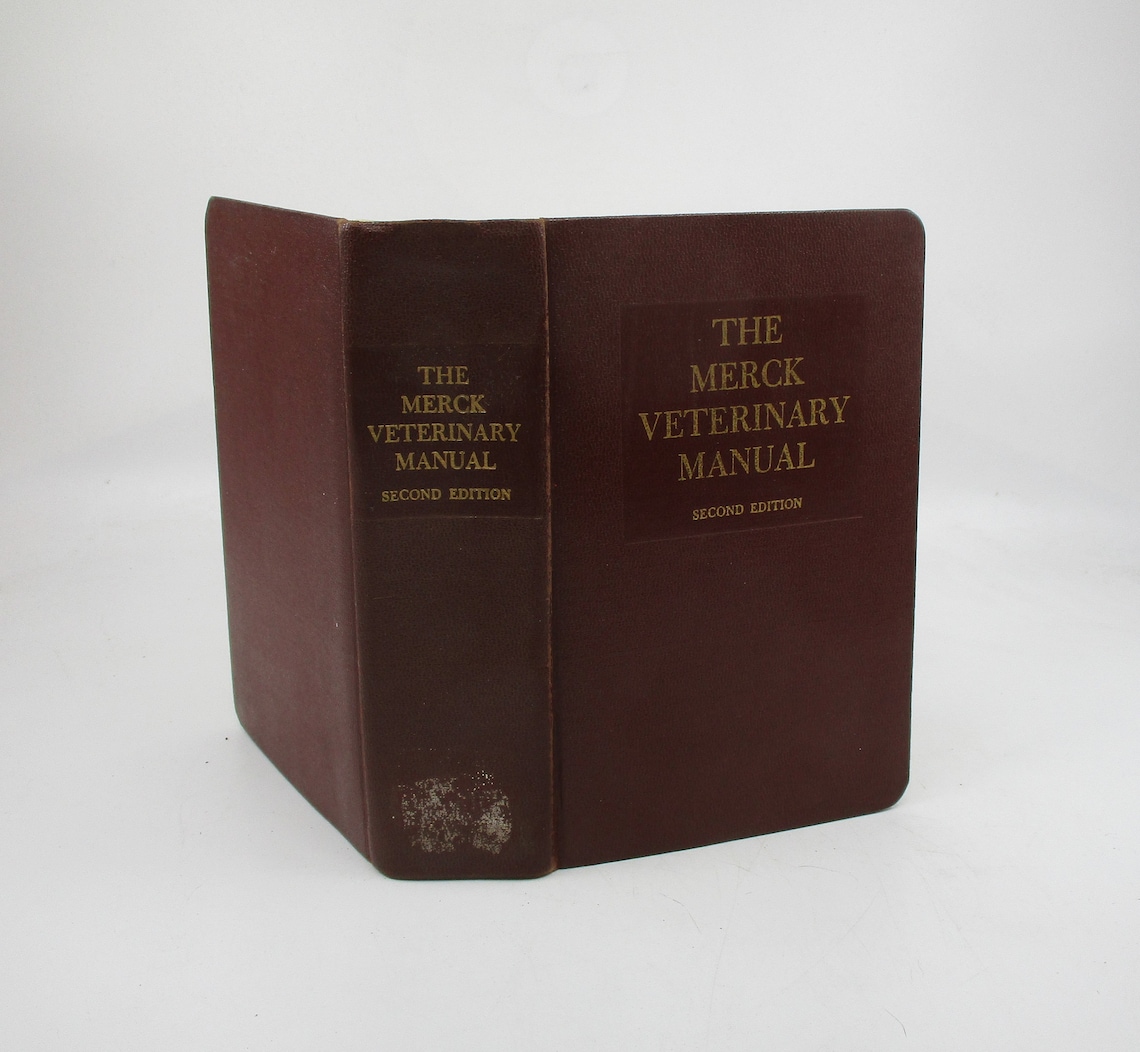 1961 Merck Veterinary Manual, Diagnosis and Therapeutics for ...