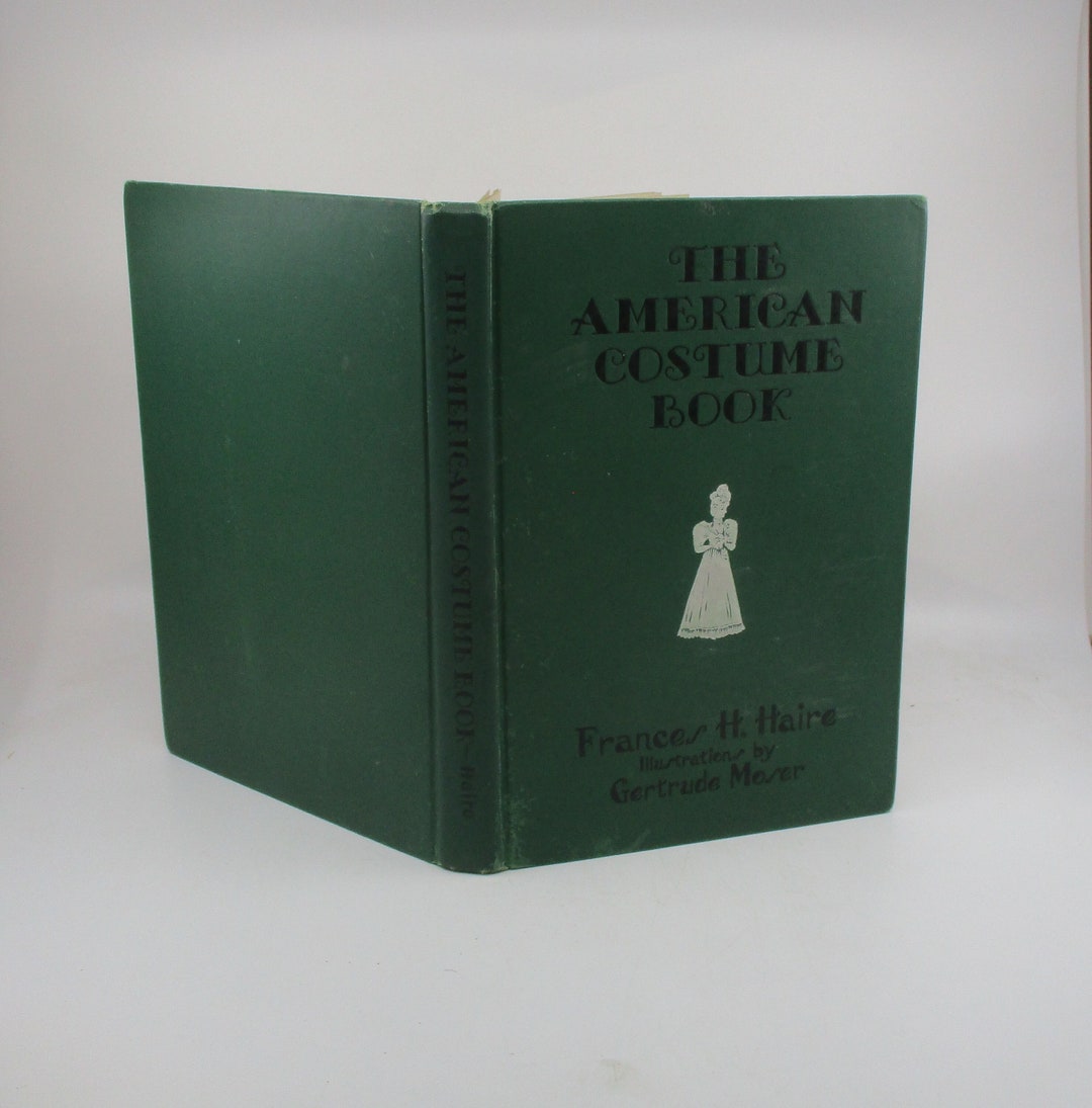 1934 American Costume, Costume Design Vintage Fashion Book, Dress ...