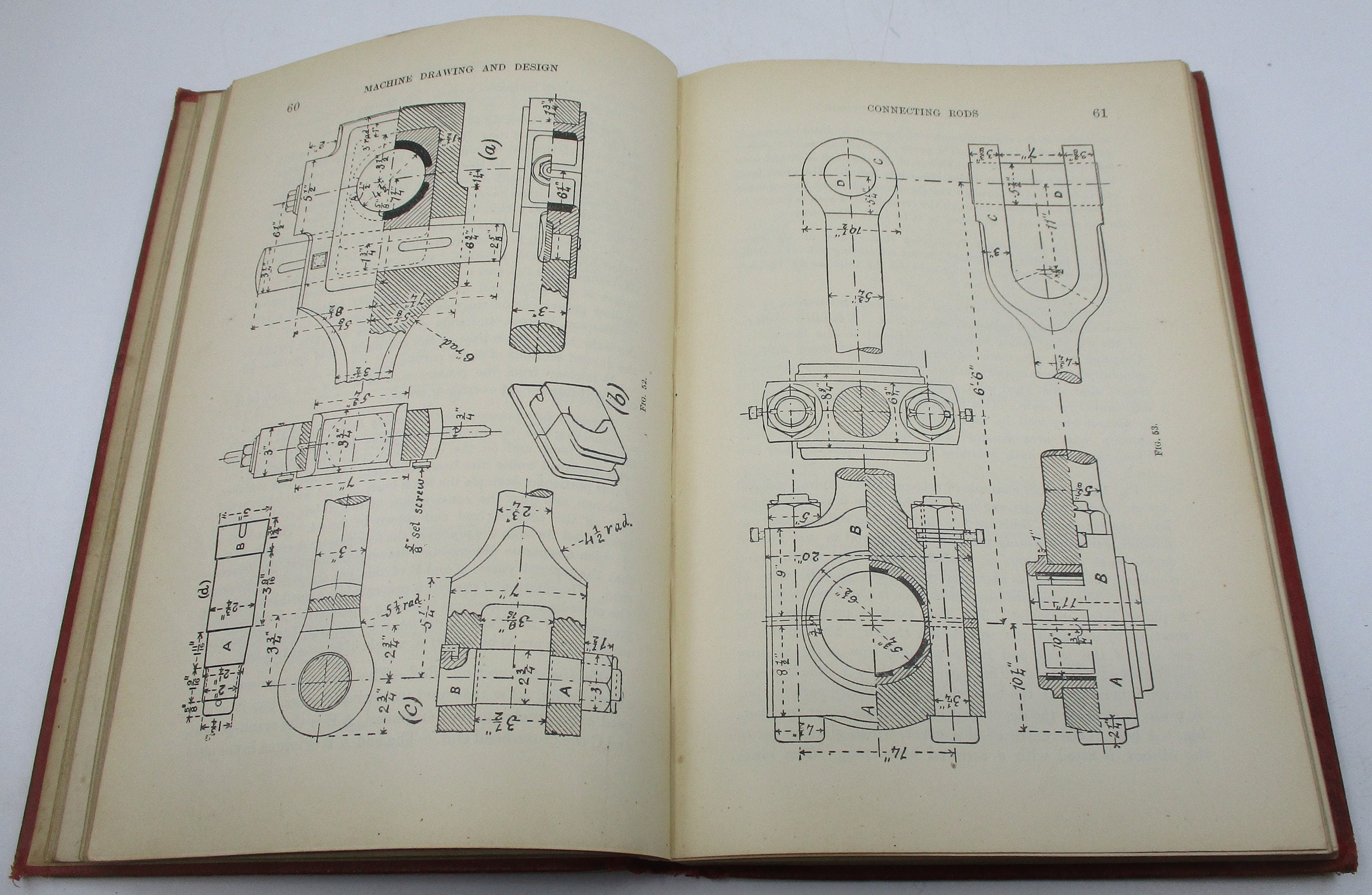 1903 Machine Drawing and Design, Industrial Factory Machinists Handbook ...