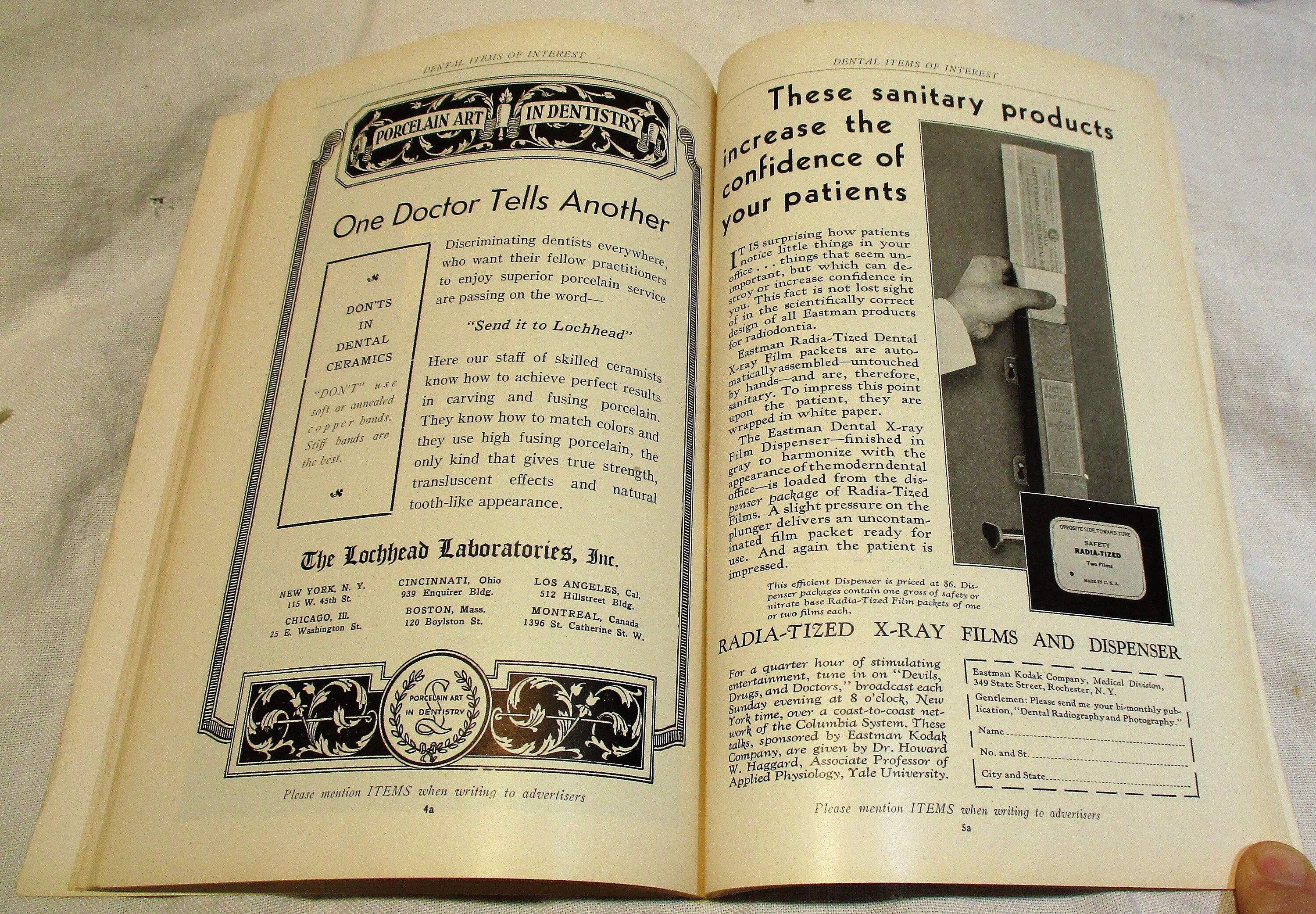 1920s Dental Journal: Antique Dentistry Medical Science Publication - Etsy