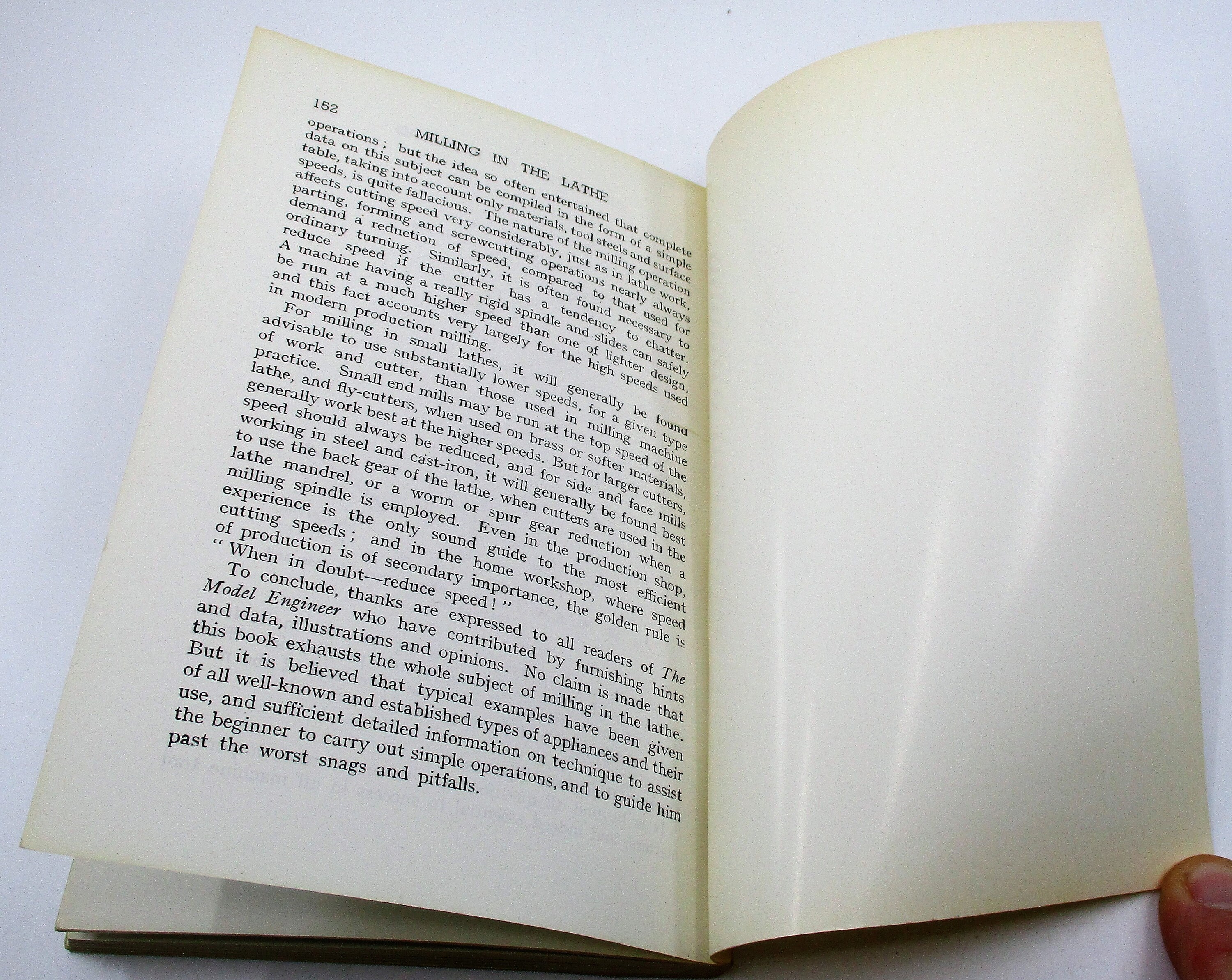 1973 Milling in the Lathe, Industrial Equipment Reference Handbook, Old ...