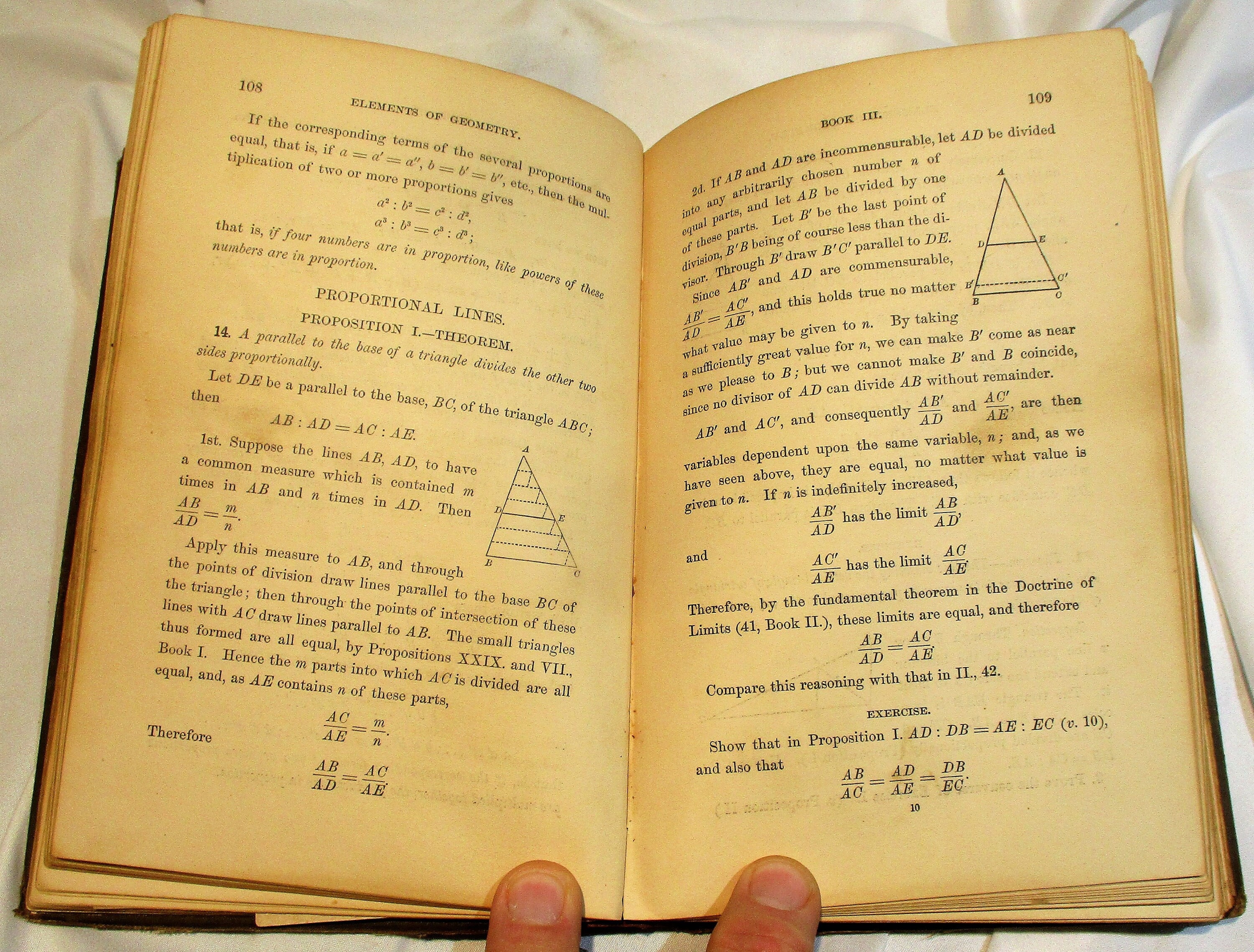 1888 Math Textbook Early Geometry Book Old Antiquarian Book - Etsy
