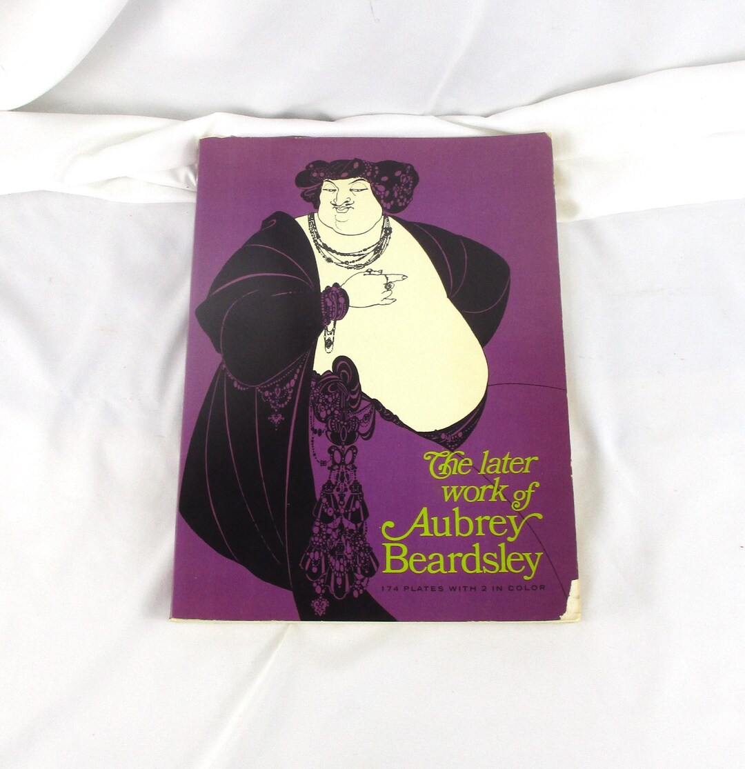 1972 Aubrey Beardsley, Illustrated Later Work, Art Nouveau Artist and ...
