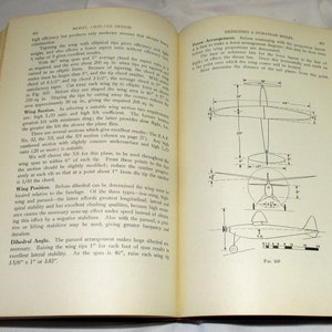 1943 Model Airplane Design and Theory of Flight, Book of Model ...