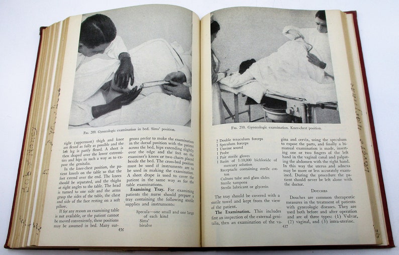 1947 Surgical Nursing, Nursing School Textbook, Vintage Anatomy ...