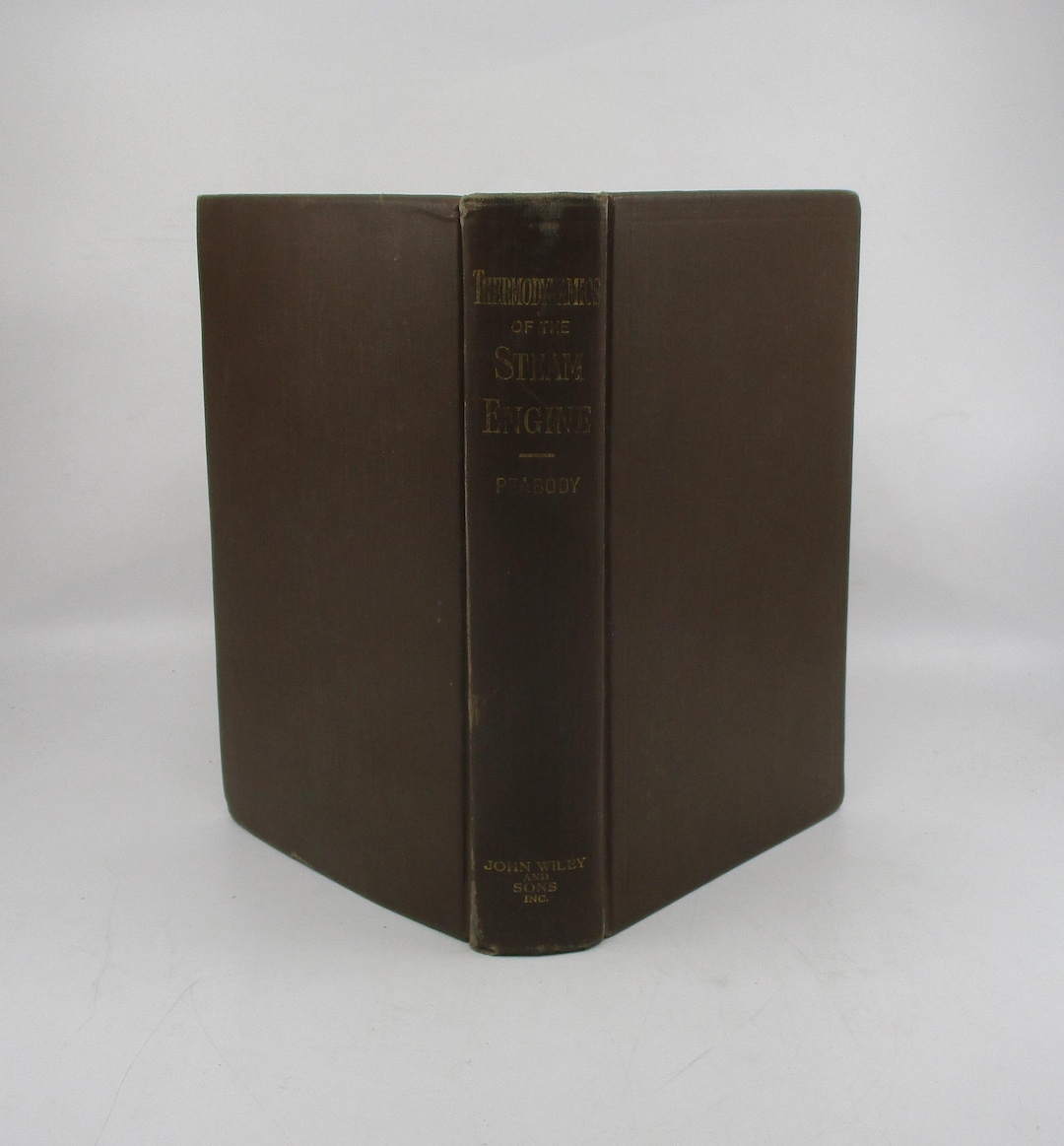 1909 Thermodynamics of the Steam Engine: Antique Engineering Book - Etsy