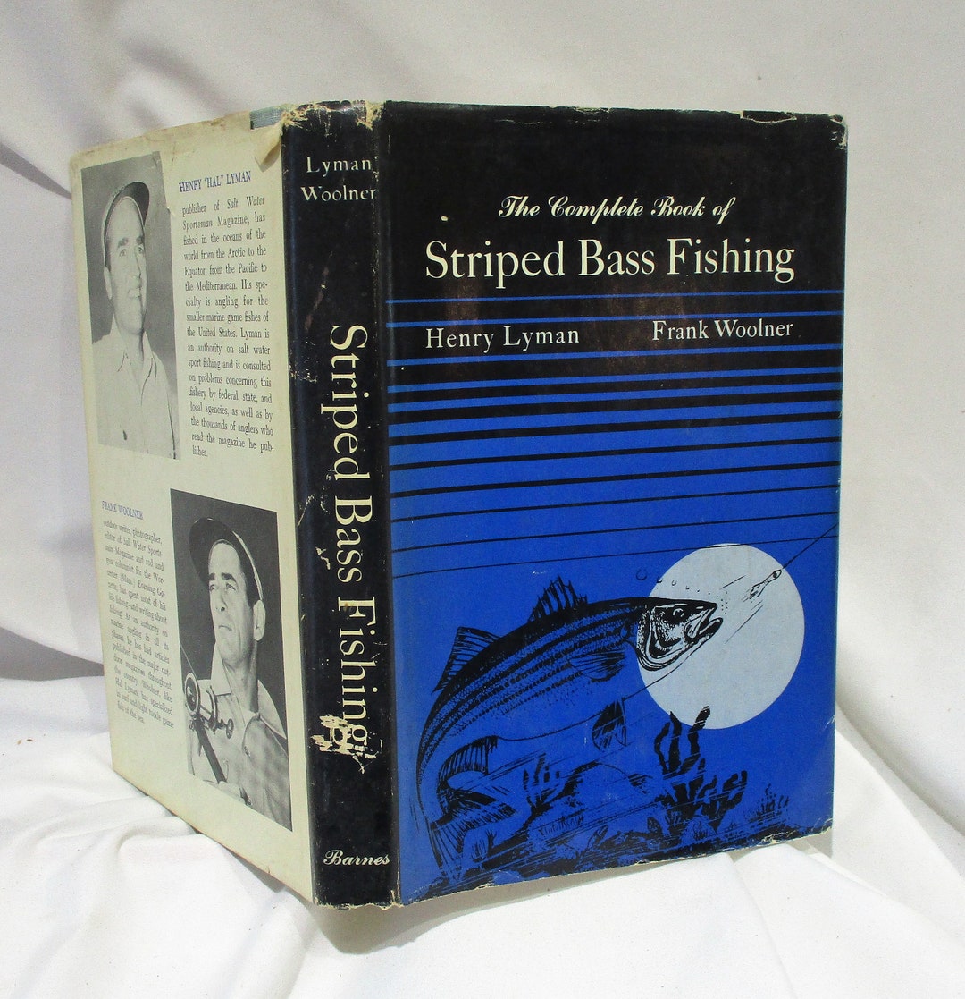 1964 Striped Bass Fishing Book, Technique, Tactics, and Tales, Angler's ...