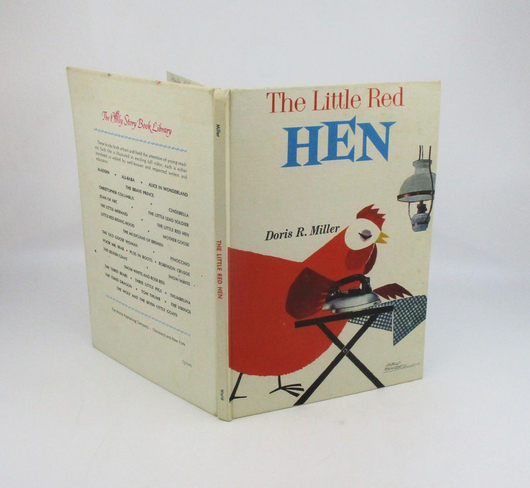 1966 the Little Red Hen, Hard Cover Illustrated Children's Book - Etsy