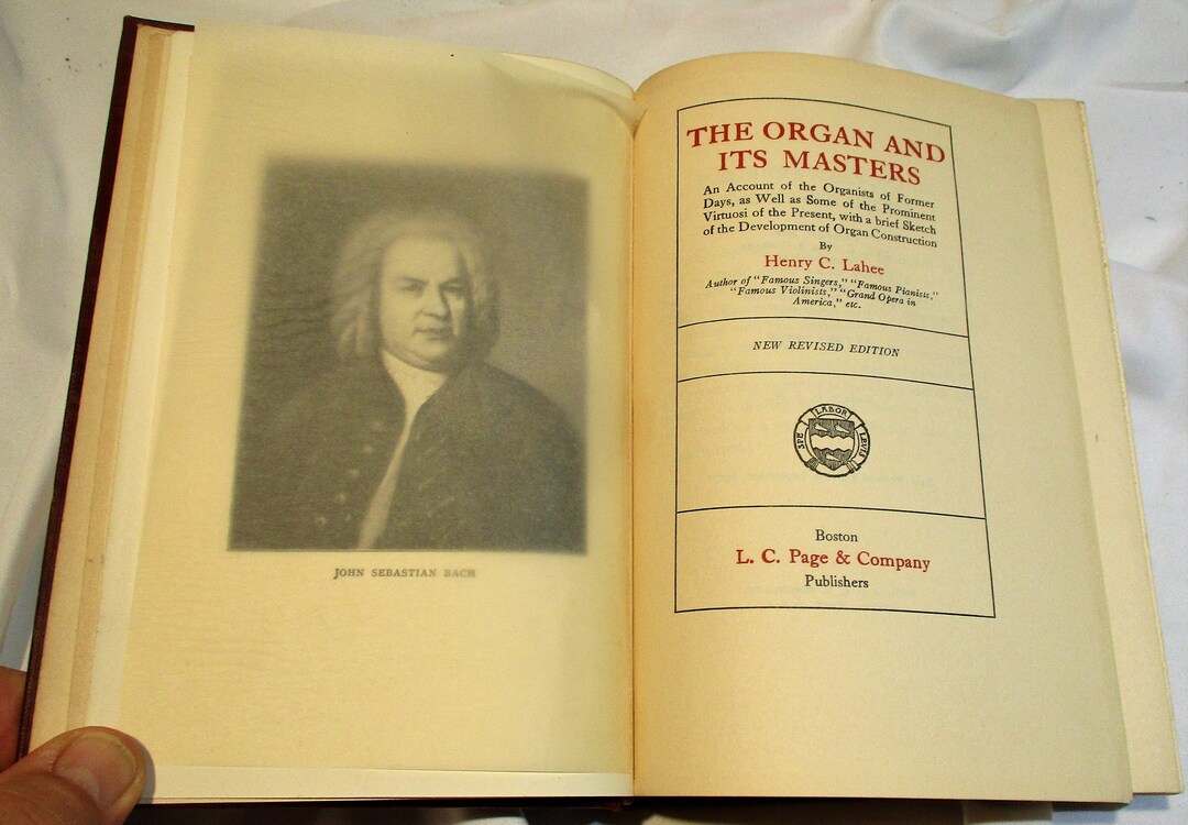 1927 Music Book, the Organ and Its Masters, Musical Instruments, Old ...