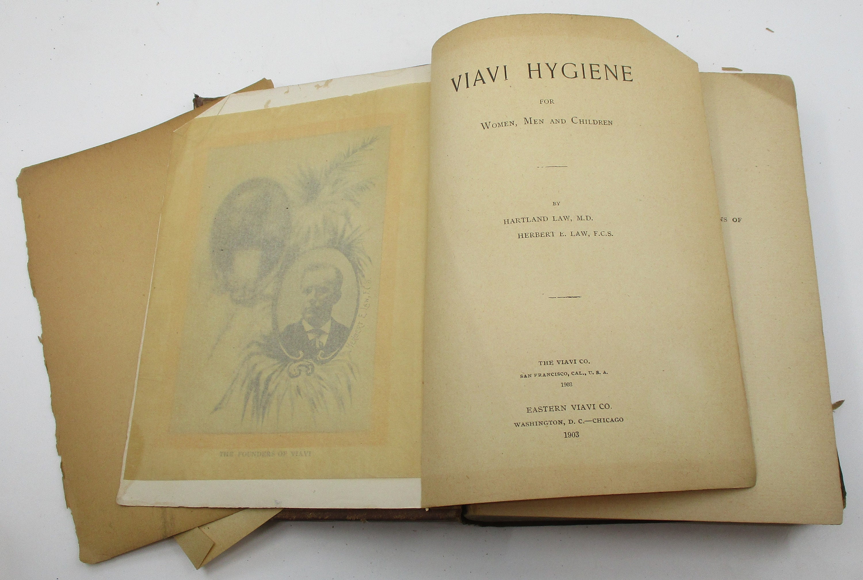 1903 Viavi Hygiene, Diseases and Special Hygiene of Females, Quack ...