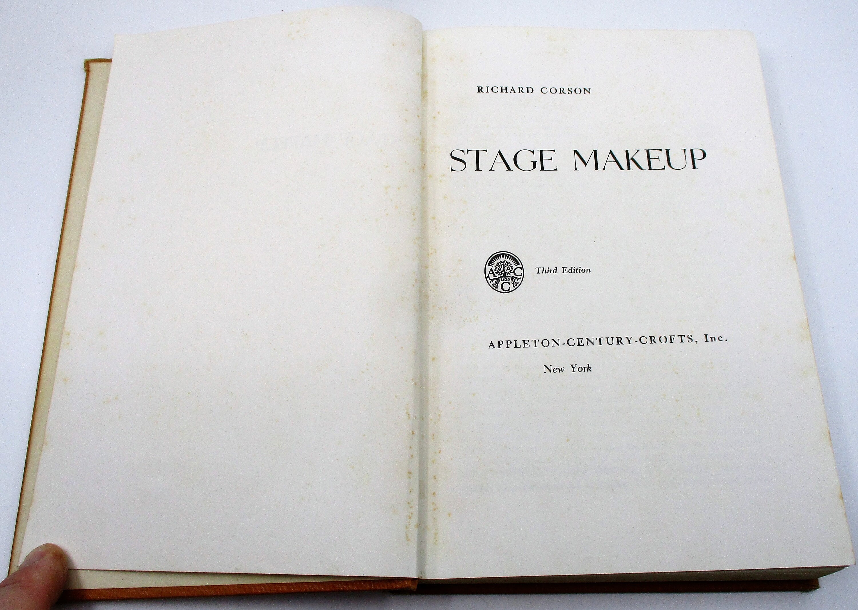 1960 Stage Makeup, Acting Craft for Stage and Film, Cosmetic Artist ...