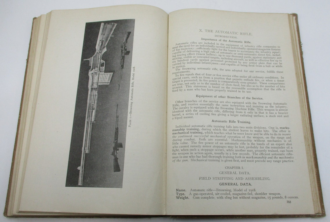 1925 ROTC US Army Infantry Training Manual: Antiquarian Military ...