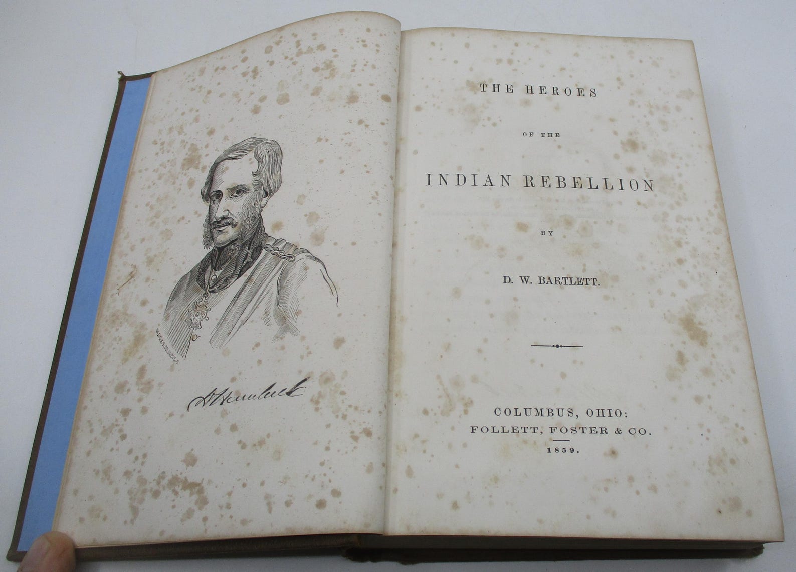 1859 Heroes of the Indian Rebellion, Colonial History Antique Book - Etsy