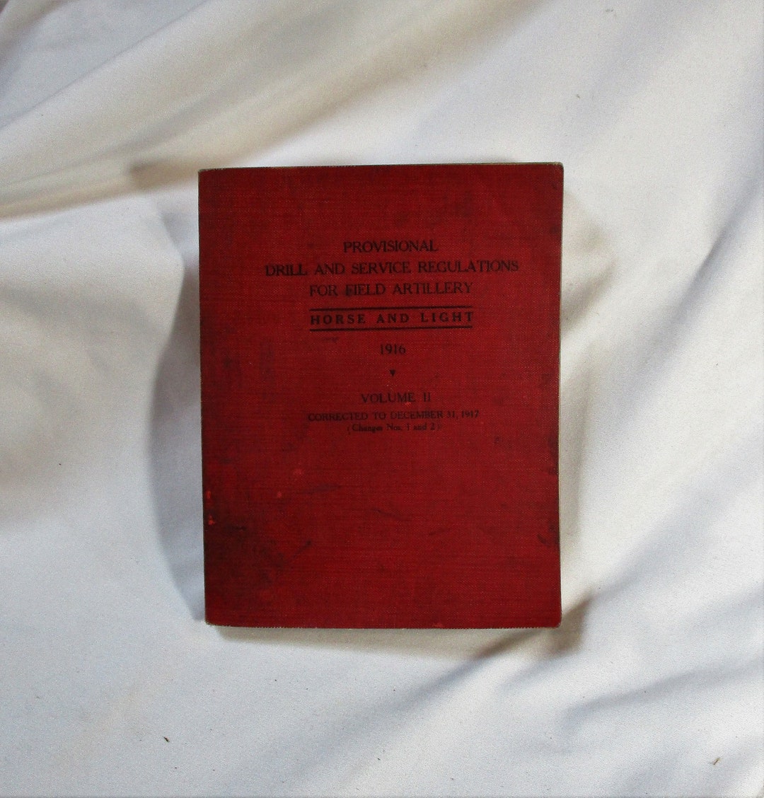 1918 US Army Drill and Service Regulations for Field Artillery, Horse ...