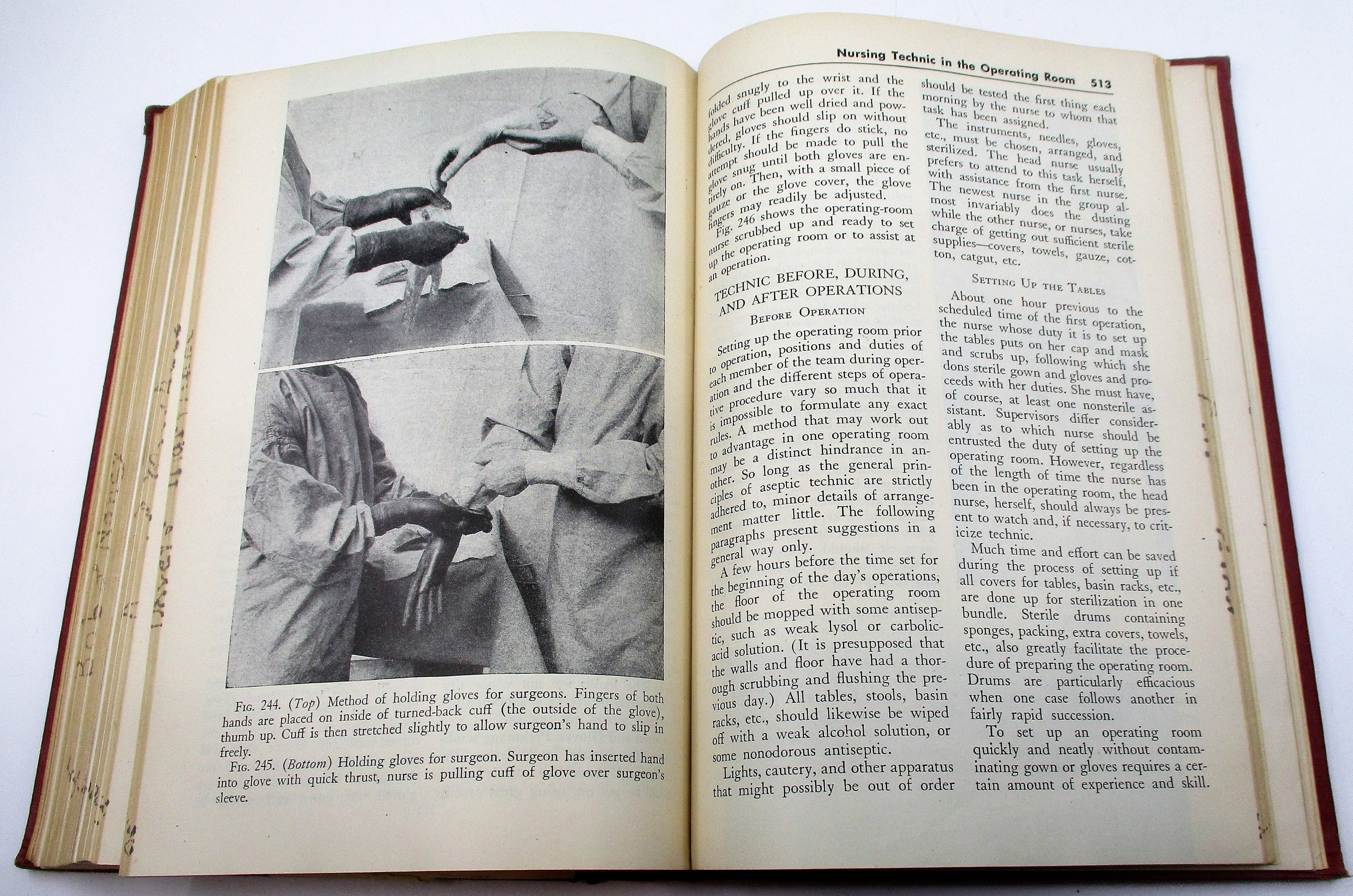 1947 Surgical Nursing, Nursing School Textbook, Vintage Anatomy ...