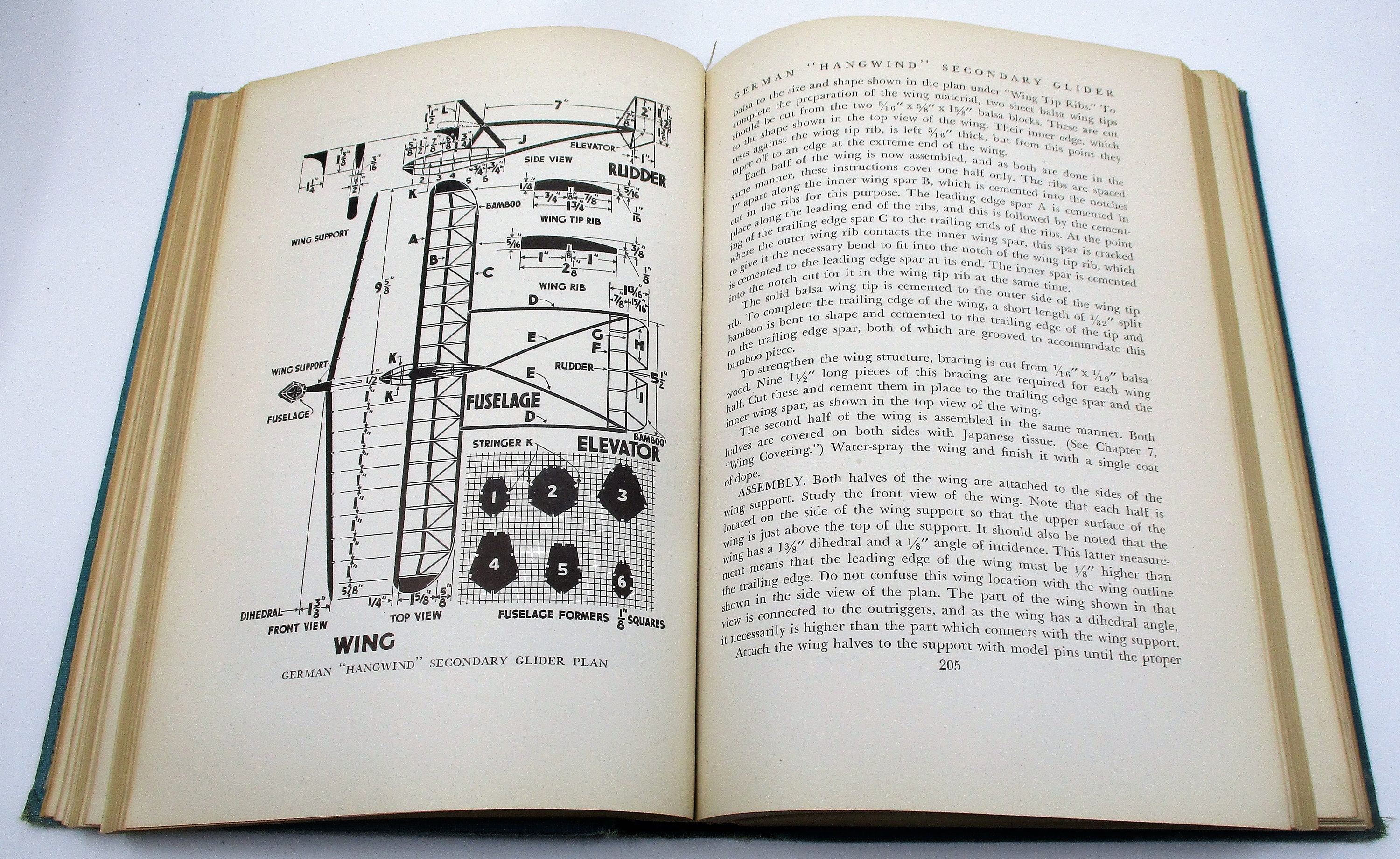 1933 Complete Model Aircraft Manual Book of Model Airplanes - Etsy