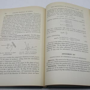 1924 College Manual of Optics, Physics of Light, Astronomy, Cosmology ...