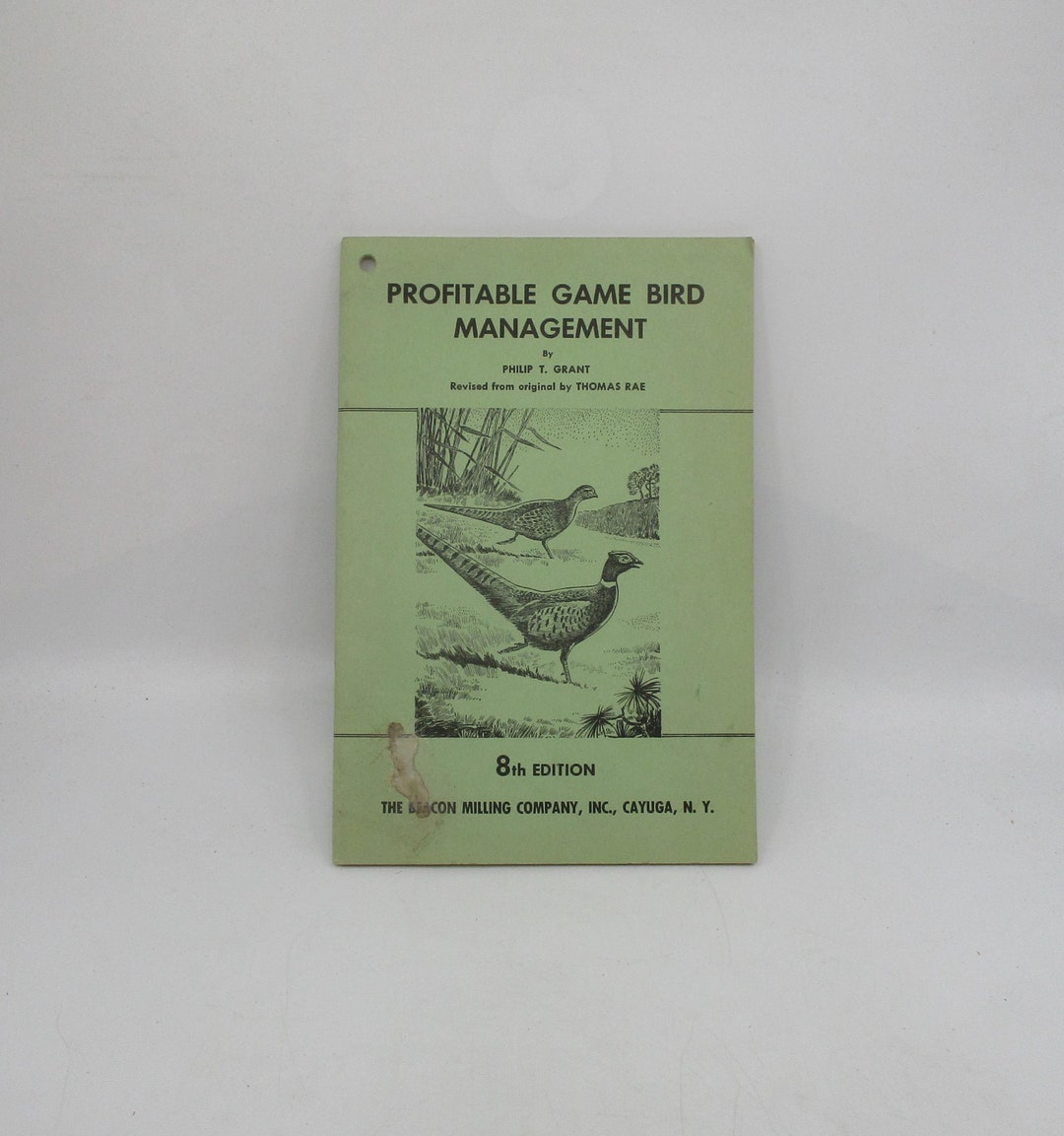 1954 Profitable Game Bird Management, Vintage American Game Bird Fowl ...