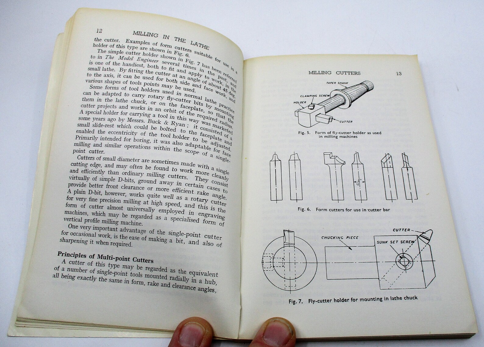 1973 Milling in the Lathe, Industrial Equipment Reference Handbook, Old ...