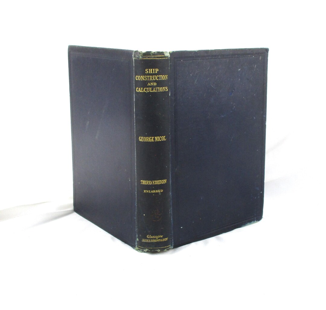 1918 Practical Ship Building Book: Maritime Ship Construction Plans ...