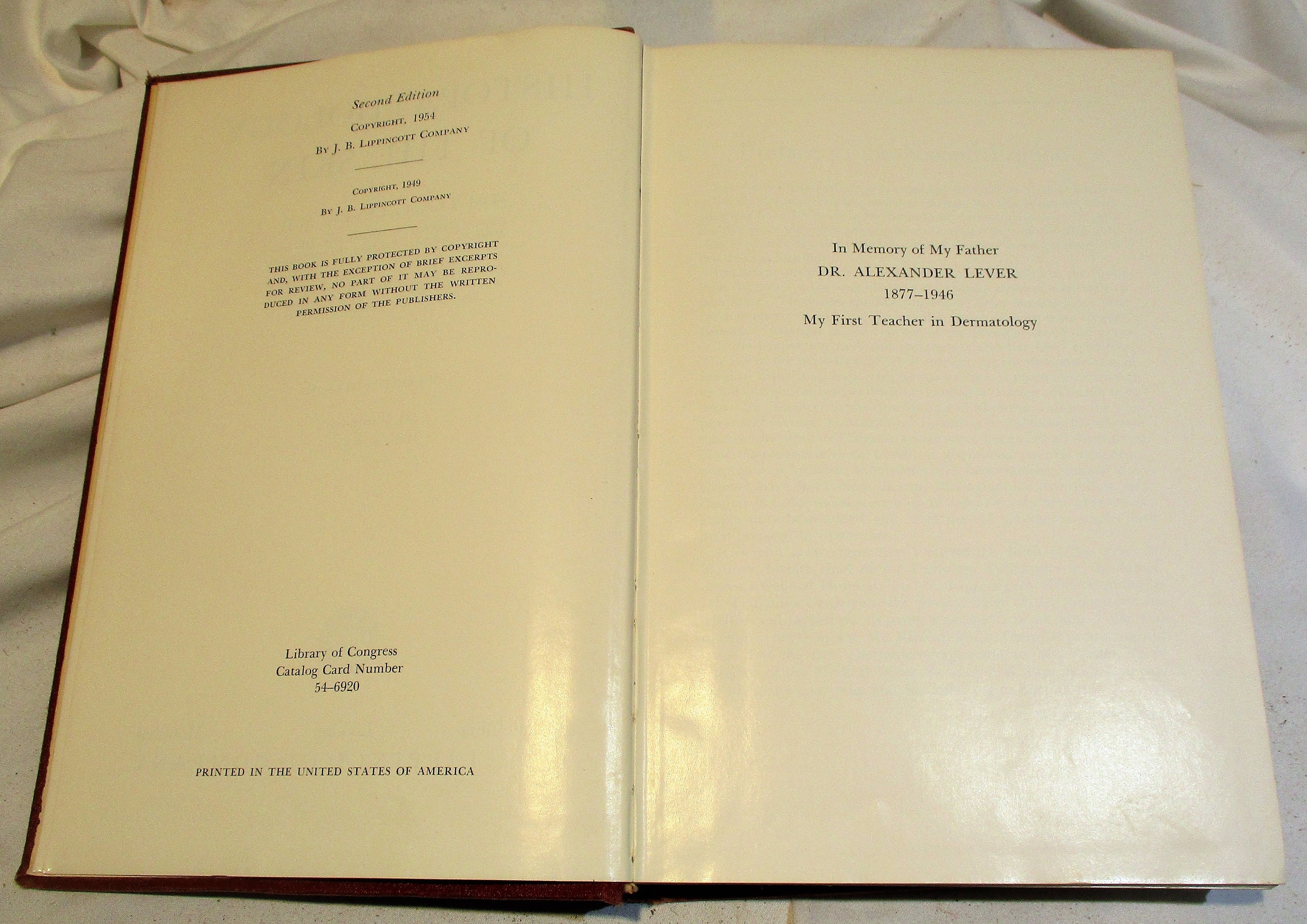 1954 Histopathology of the Skin, Vintage Dermatology Medicine Book ...