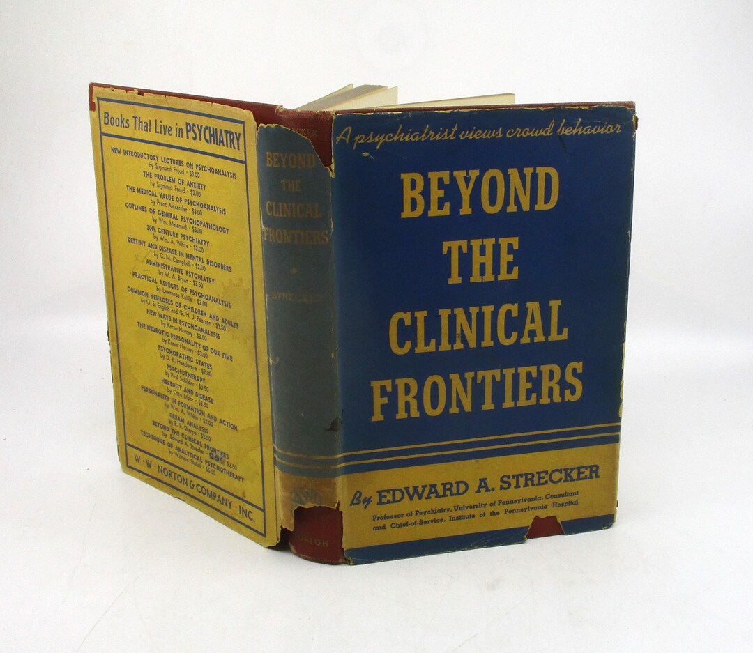 1940 Psychology of Crowds, Clinical Psychiatry, Psychopathology ...