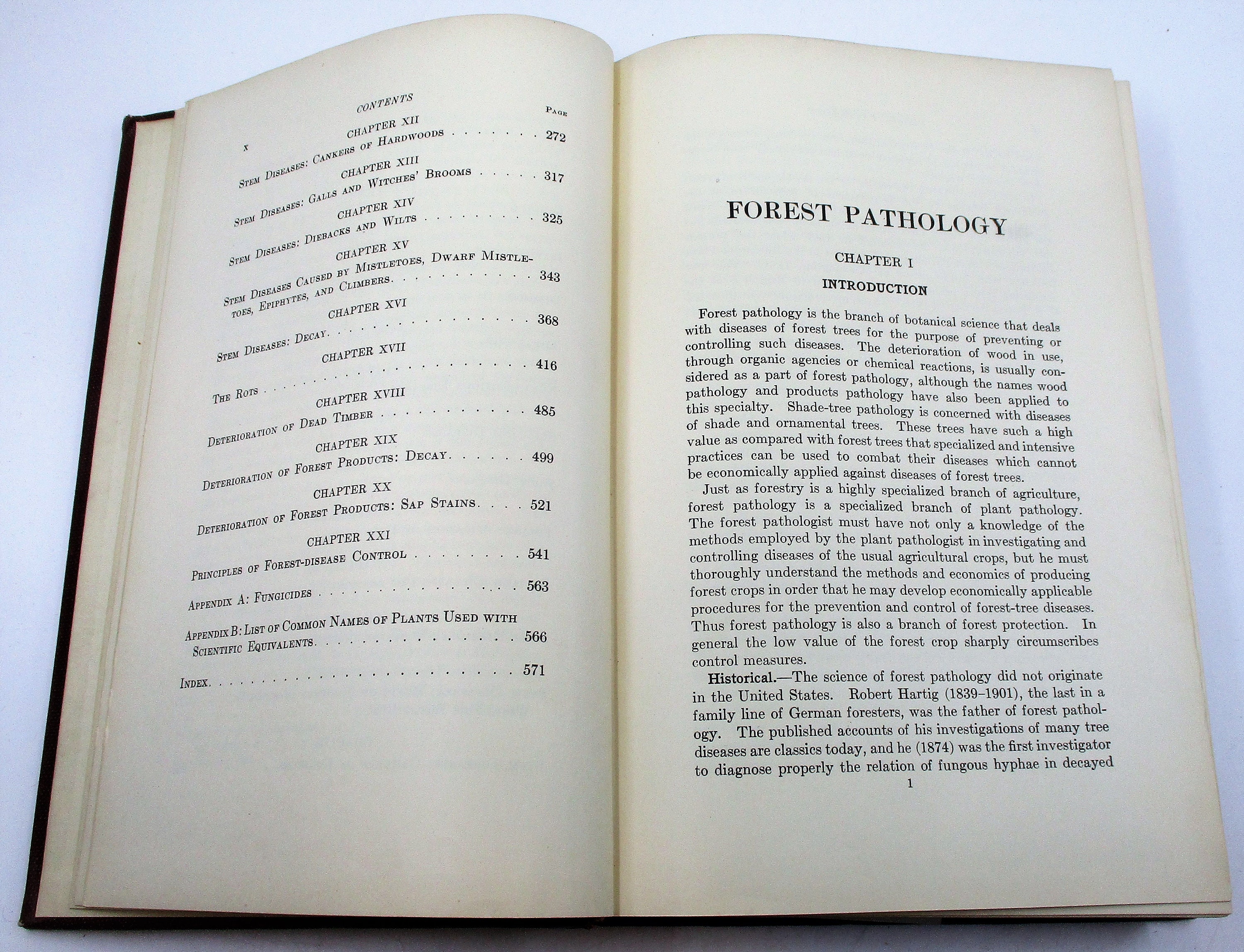 1938 Forest Pathology, American Agricultural, Entomology, Biology, and Natural Science History ...