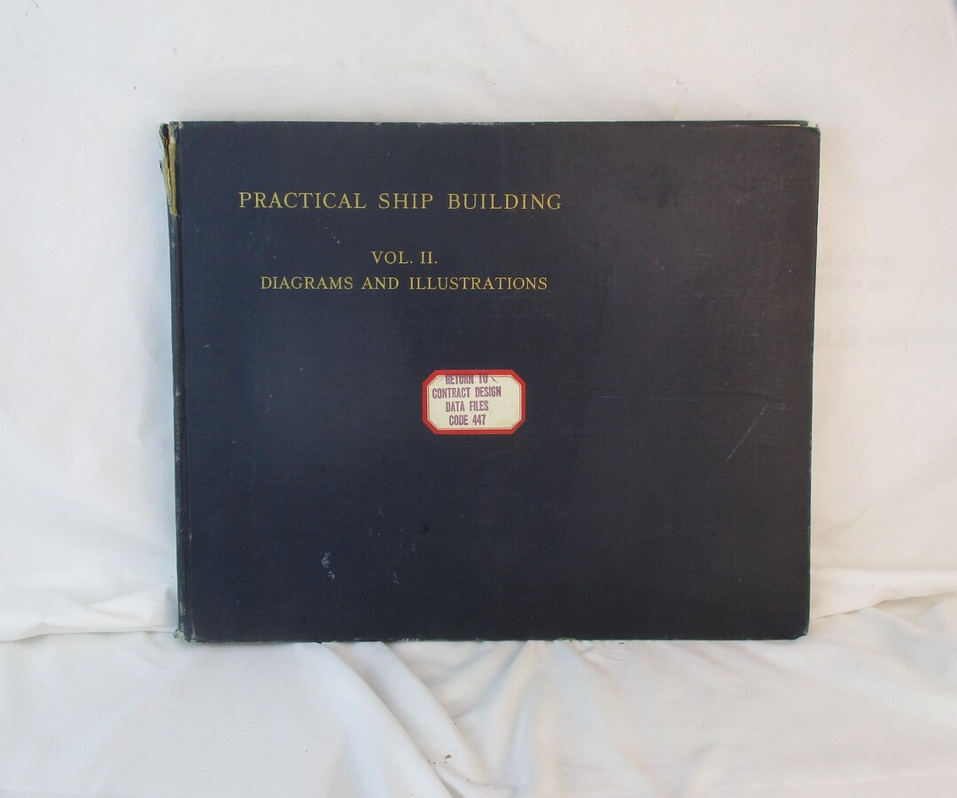 1918 Practical Ship Building Book: Maritime Ship Plans & Diagrams - Etsy