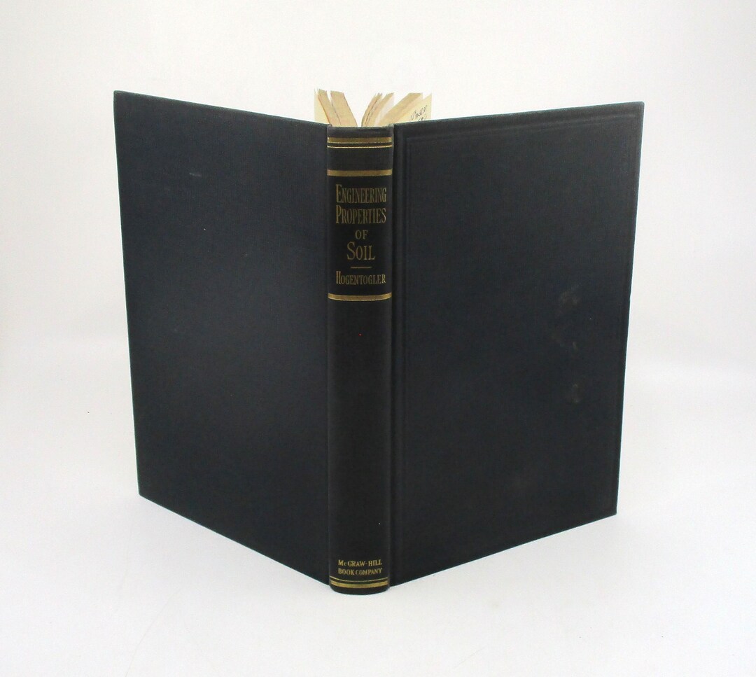 1937 Engineering Properties of Soil: Civil Engineering Geology Book - Etsy