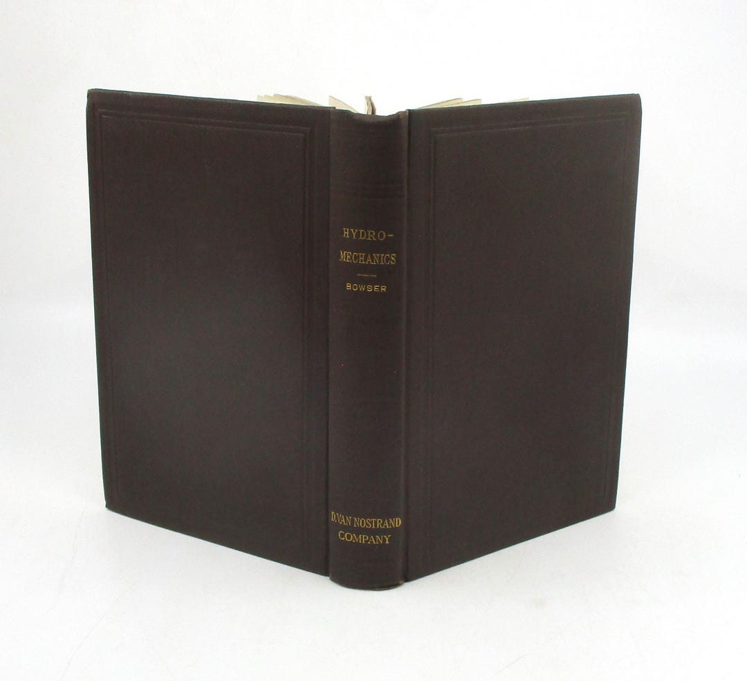 1921 Hydromechanics, Hydraulics, Fluid Dynamics, Antiquarian ...