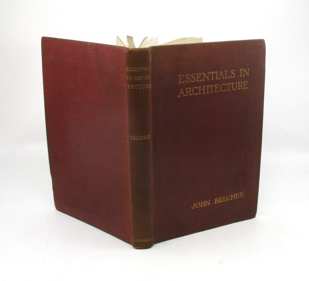 1907 Essentials in Architecture Book: Vintage Architectural Design - Etsy