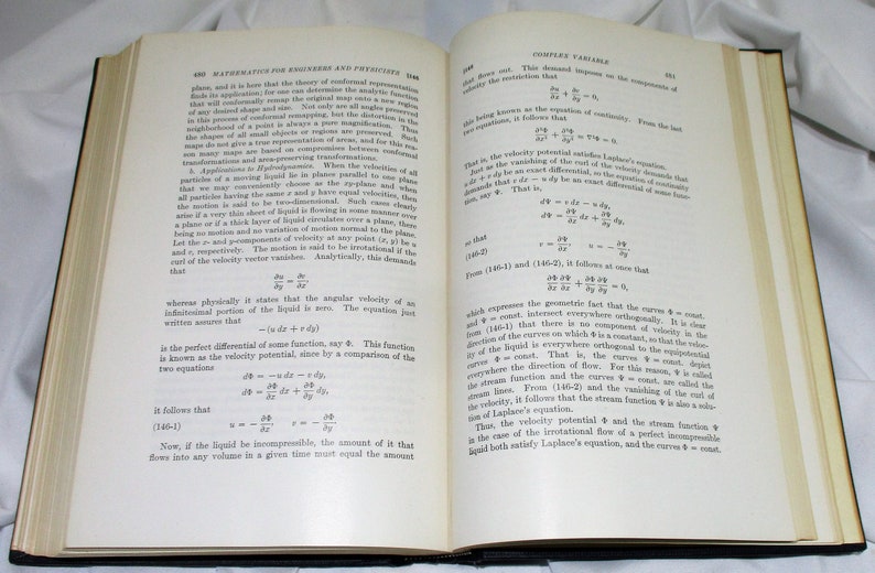1941 Higher Mathematics for Engineers and Physicists Advanced - Etsy