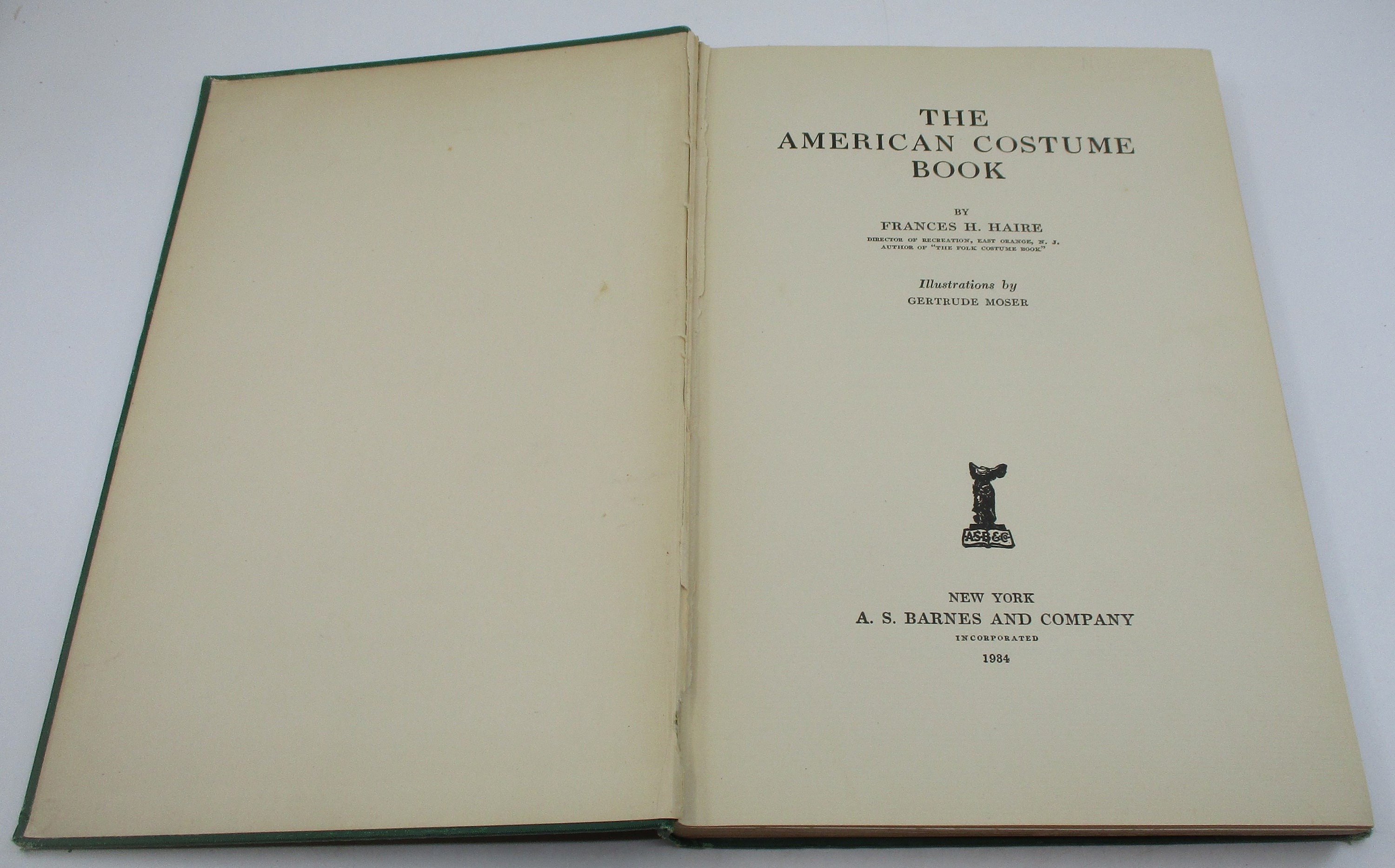 1934 American Costume, Costume Design Vintage Fashion Book, Dress ...
