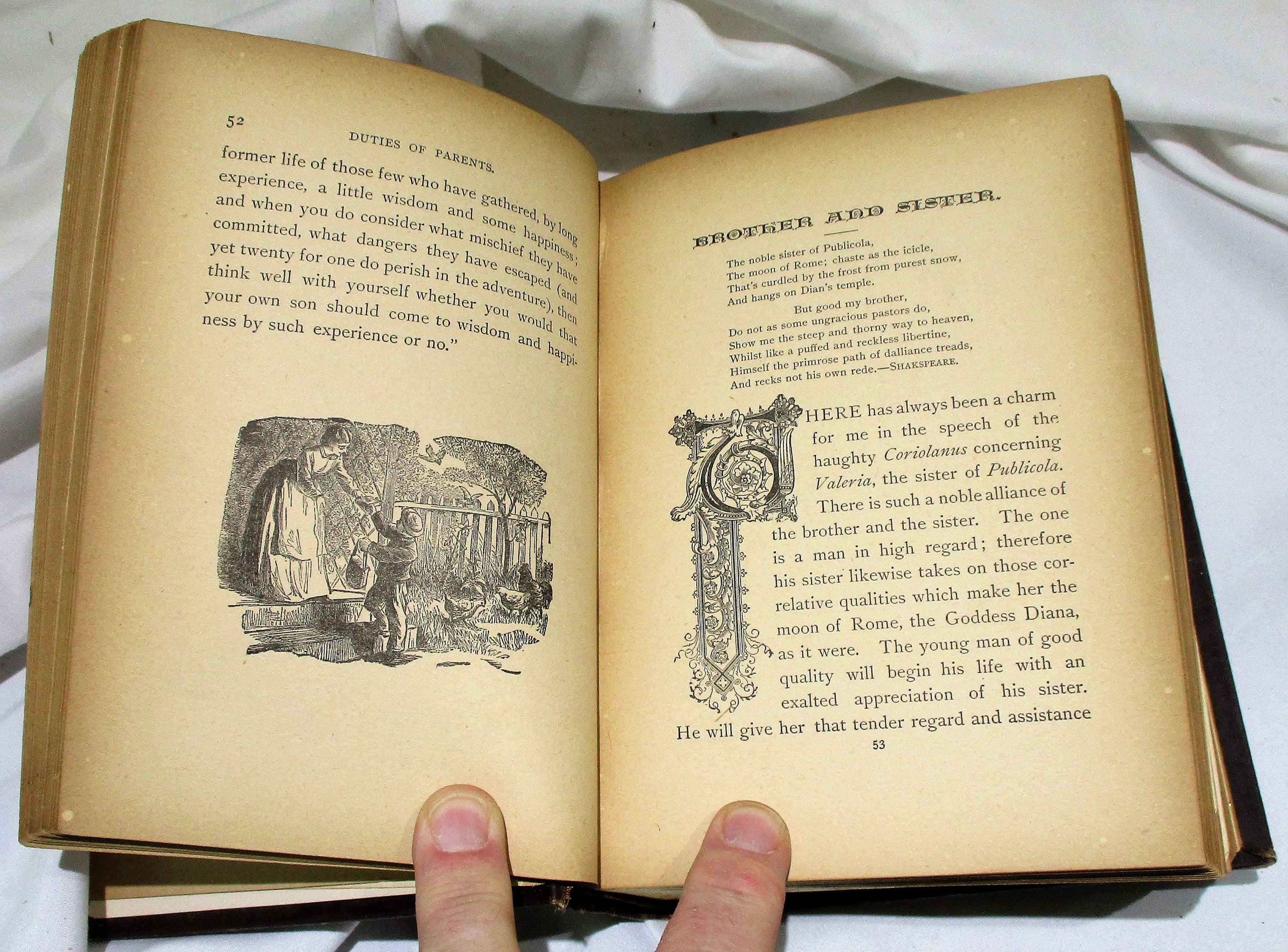 1852 Home Influence 19th Century Morality and Sociology - Etsy