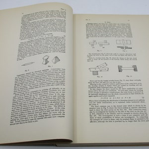 1947 Architectural Construction, Civil Engineering Book, Beams, Columns ...