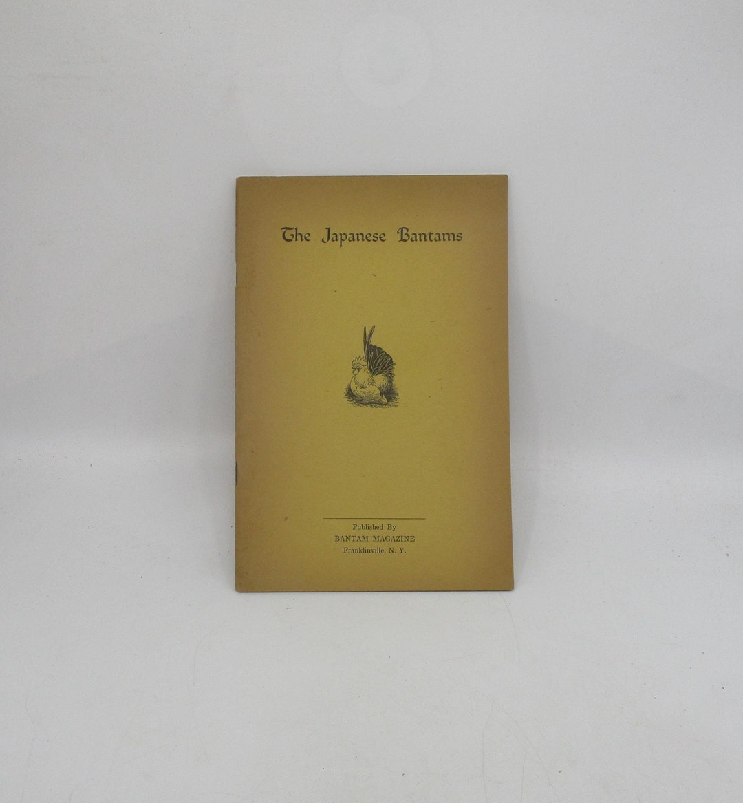 1949 Japanese Bantams Pamphlet, Chicken Brochure, Vintage Farming ...