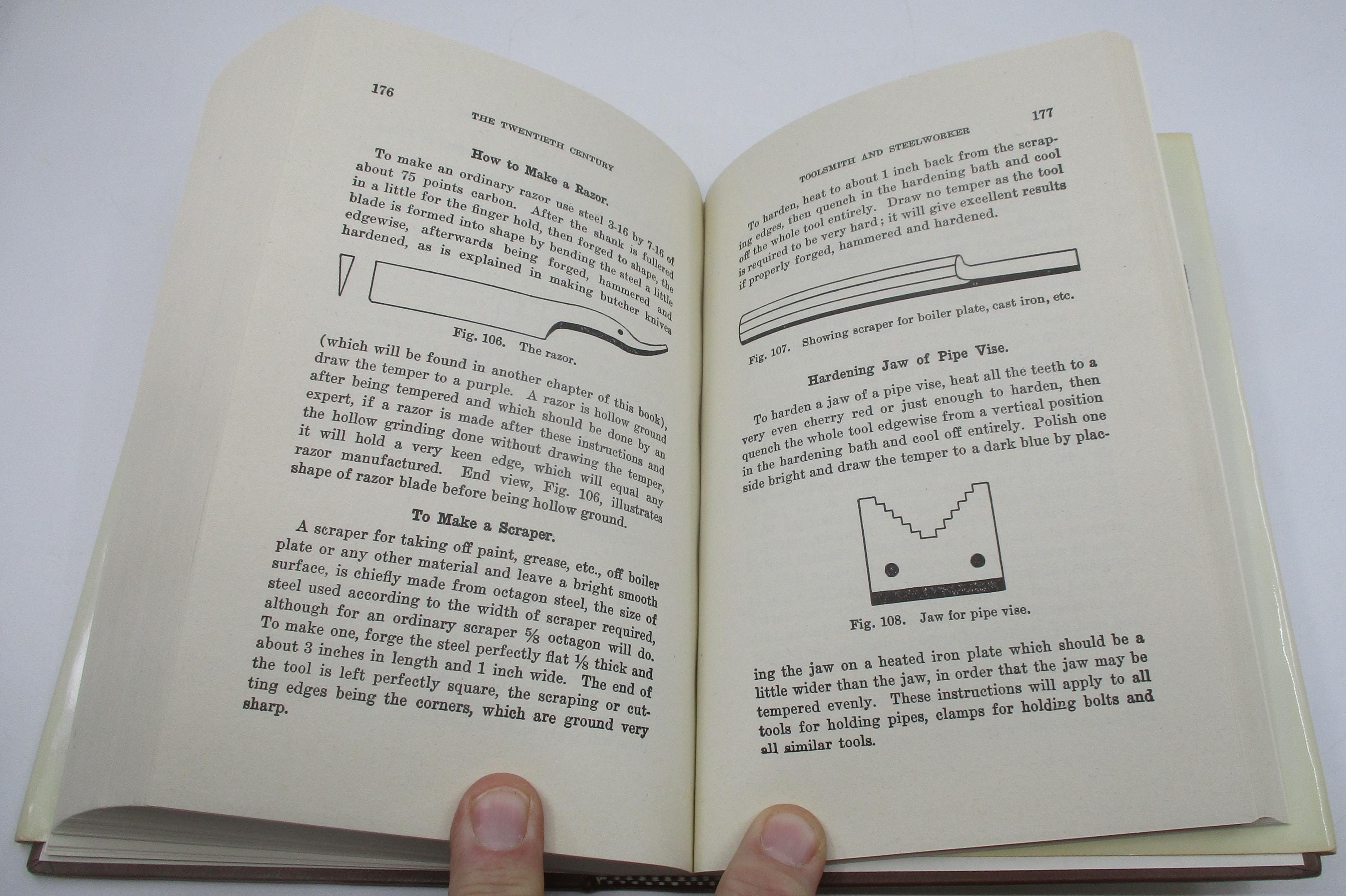 1982 Blacksmithing Manual: Toolsmith & Steelworker Handbook - Etsy