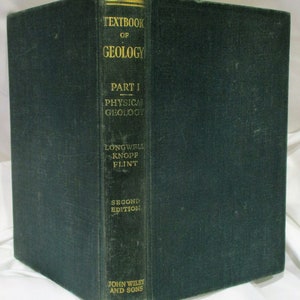 1946 Geology and Physical Geology Textbook, Vintage Science and Natural ...