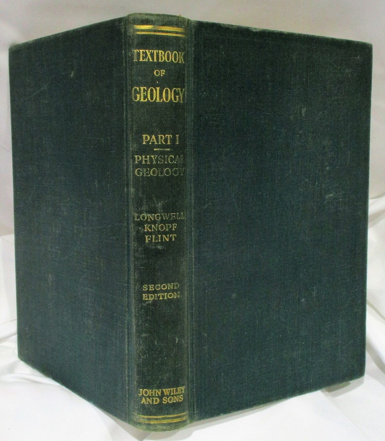 1946 Geology and Physical Geology Textbook, Vintage Science and Natural ...